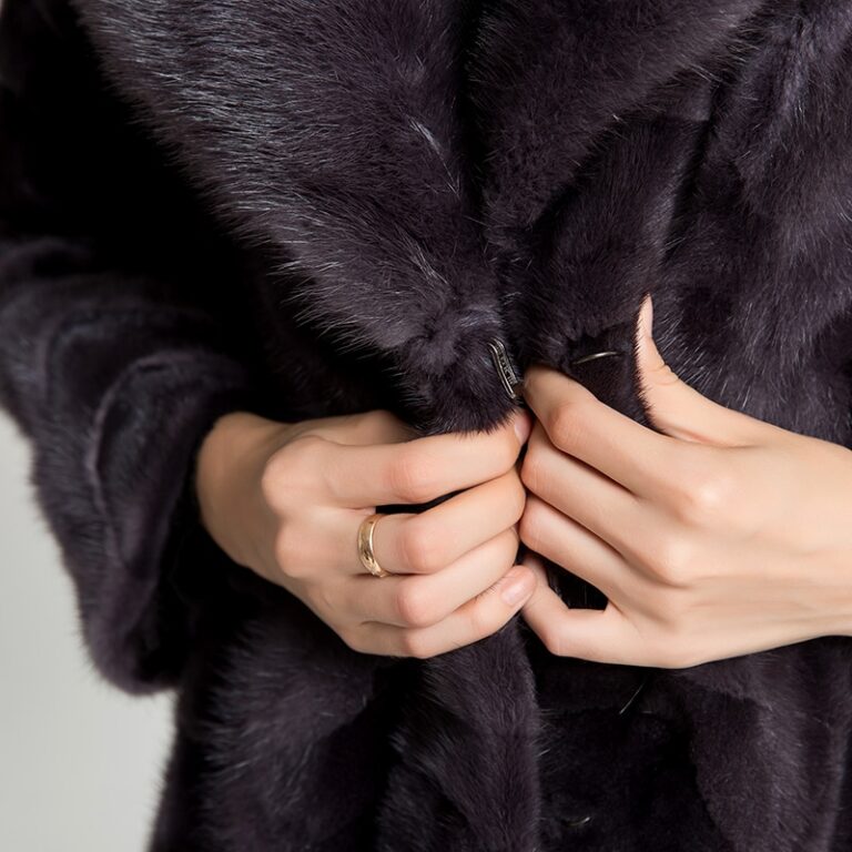 100% Real Fur Coat "Venus" - Real Fur Coats for Women - Aria Moda